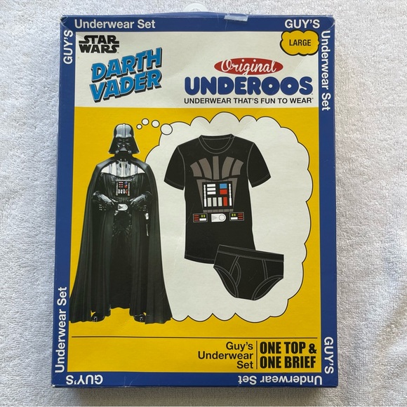Underoos | Shirts | Mens Original Star Wars Darth Vader Underoos Size L ...